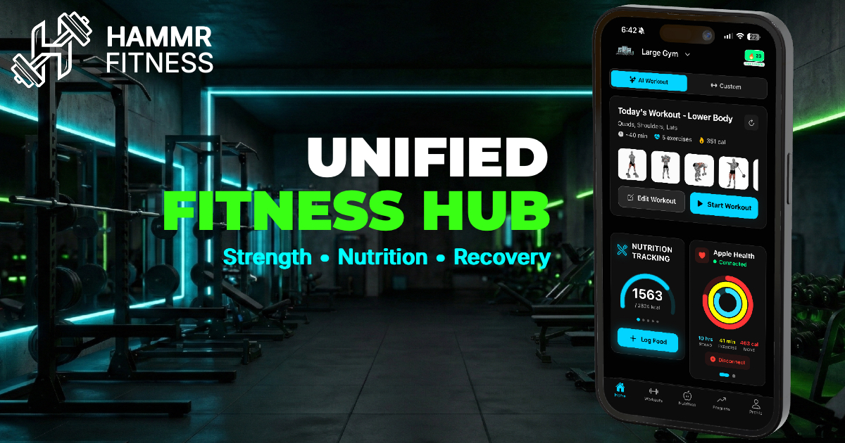 Hammr Fitness | AI Workout, Nutrition, and Progress Tracking